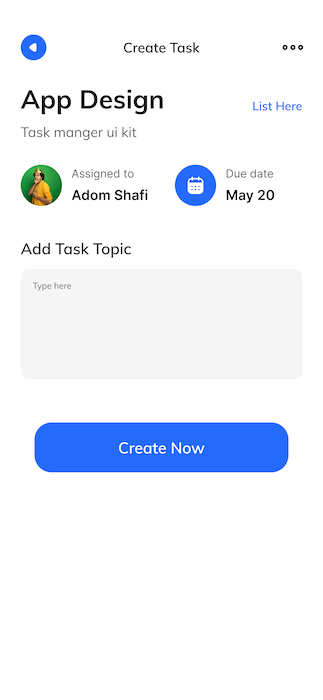 TaskU - Task Management Flutter App UI Kit by UnikAppsLight | CodeCanyon
